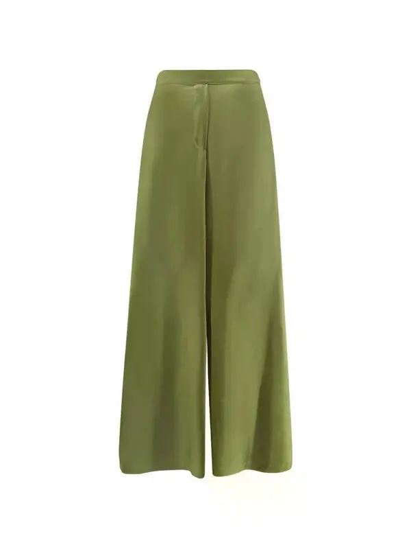 CO.GO Silk Wide-leg Palazzo Pants