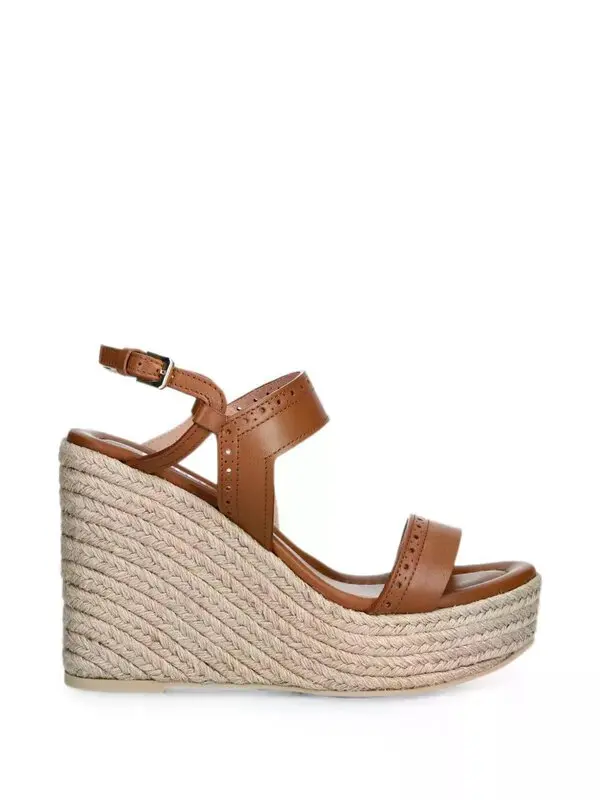 POLLINI Brogue-detail Wedge Sandals
