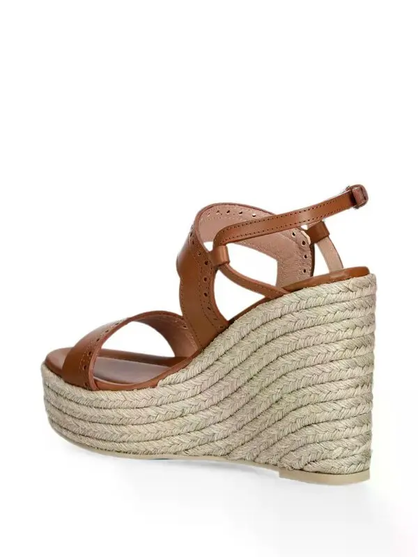 POLLINI Brogue-detail Wedge Sandals