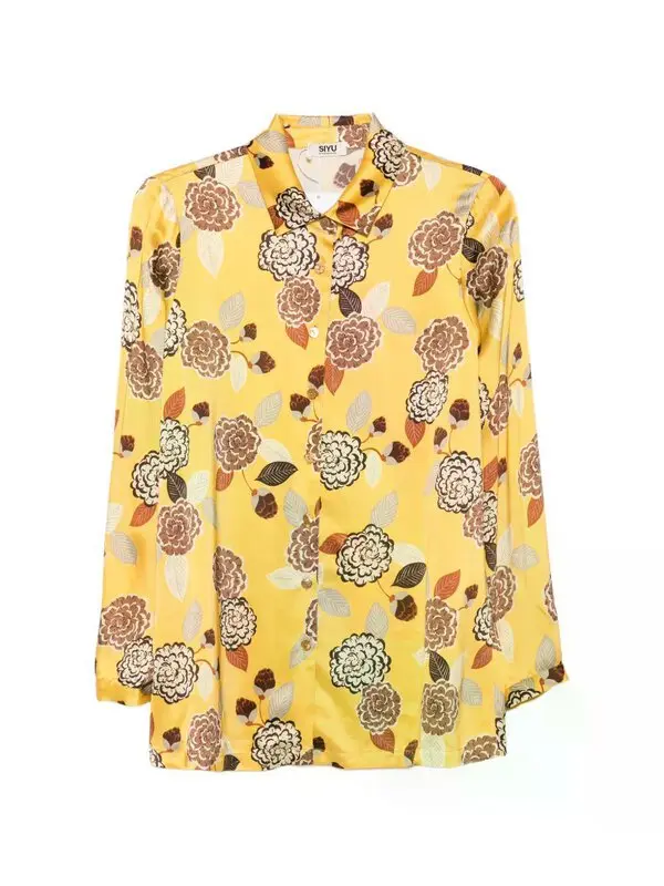 SIYU Floral-print Shirt