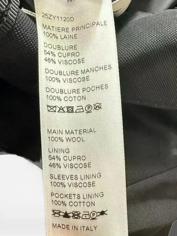 Celine Double-breasted Tailored Wool Blazer
