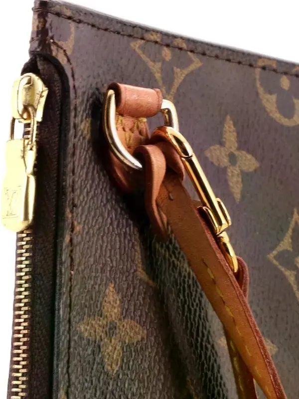 LOUIS VUITTON Neverfull Pochette Monogram Canvas Large Pouch