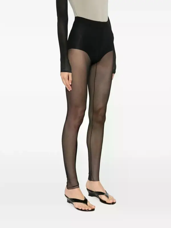 Patrizia Pepe Sheer Tulle Leggings