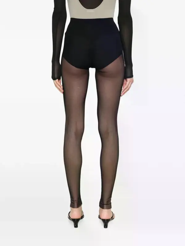 Patrizia Pepe Sheer Tulle Leggings