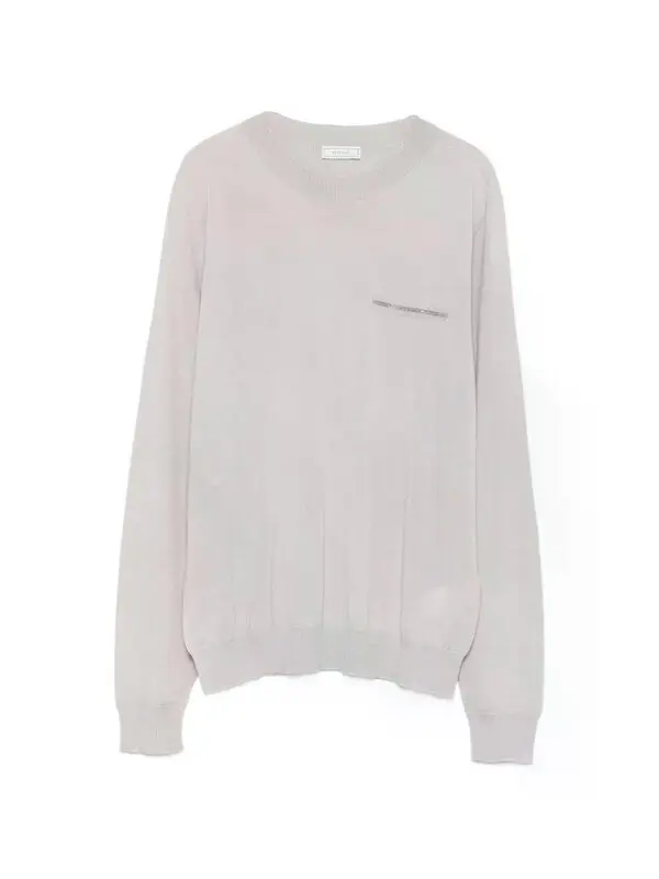Peserico Embellished Pocket Sweater
