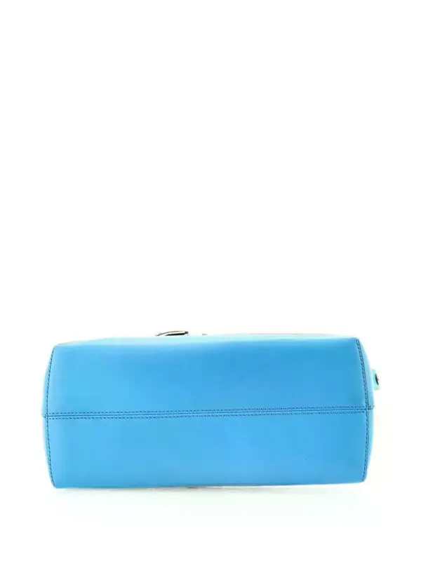 Fendi Logo The Way Stitched Leather Medium Satchel