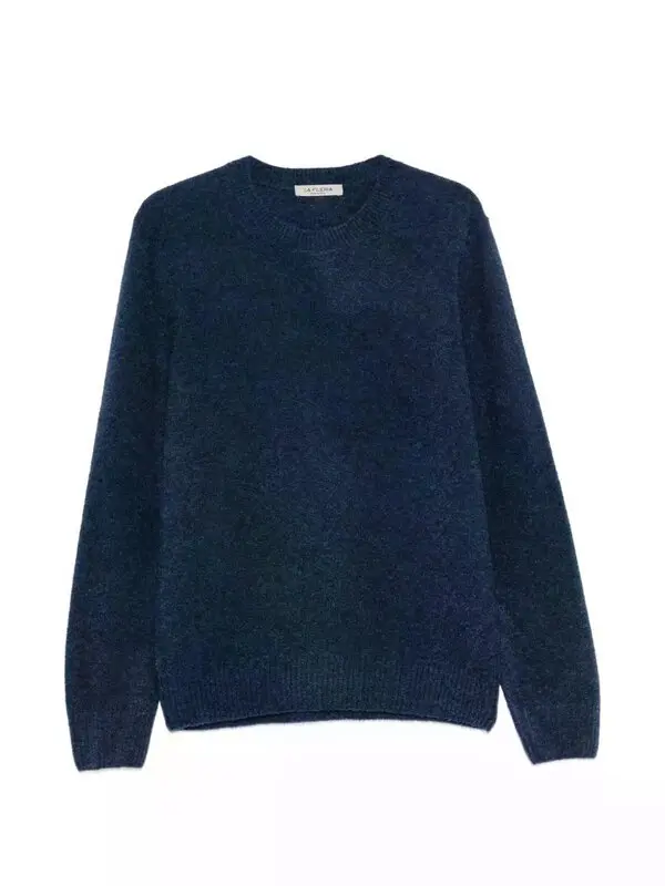 FILERIA Bouclé-knit Crew Neck Sweater