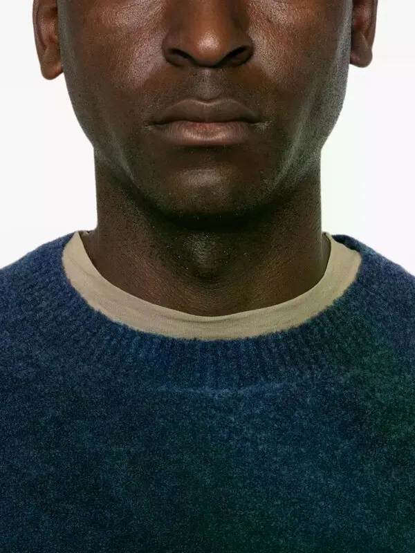 FILERIA Bouclé-knit Crew Neck Sweater