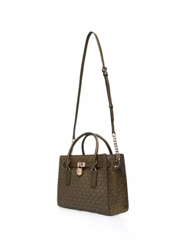 Michael Kors Logo-print Padlock-detail Tote Bag