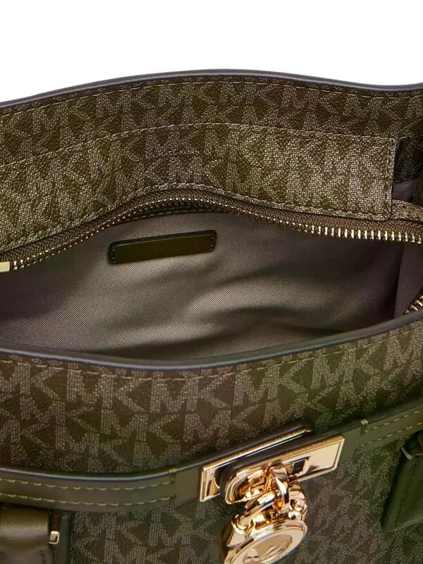 Michael Kors Logo-print Padlock-detail Tote Bag