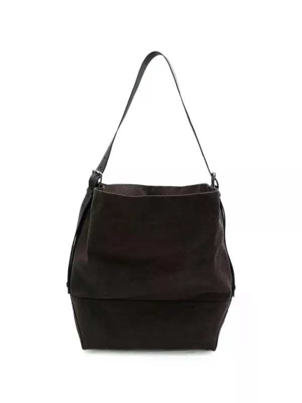 LEMAIRE Dark Cotton Belted Tote