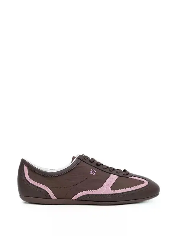 Hugo Contrast-trim Panelled Sneakers