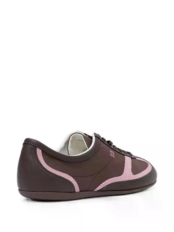 Hugo Contrast-trim Panelled Sneakers
