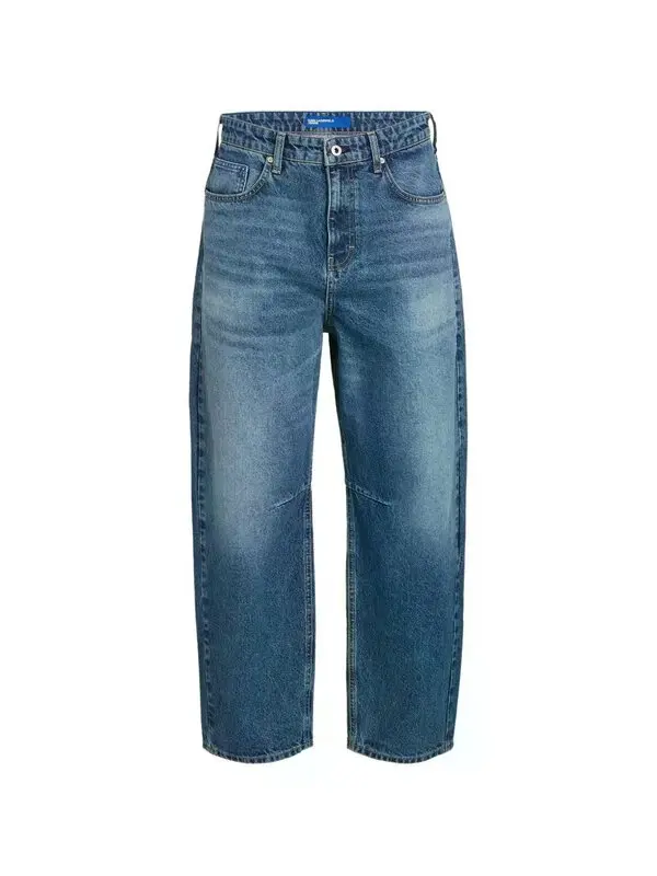Karl Lagerfeld Barrel Leg Jeans - Blue