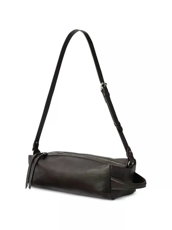 LEMAIRE Care Shoulder Bag In Nappa Lambskin - Brown
