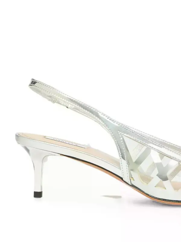 MANILA GRACE Cut-out Slingback Pumps