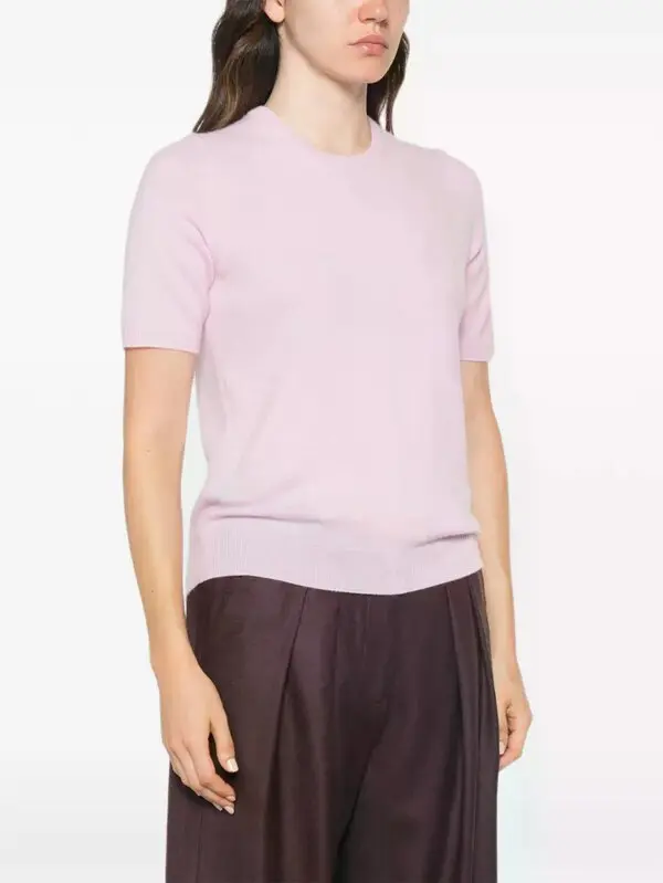 Eric Bompard Short-sleeved Cashmere Jumper