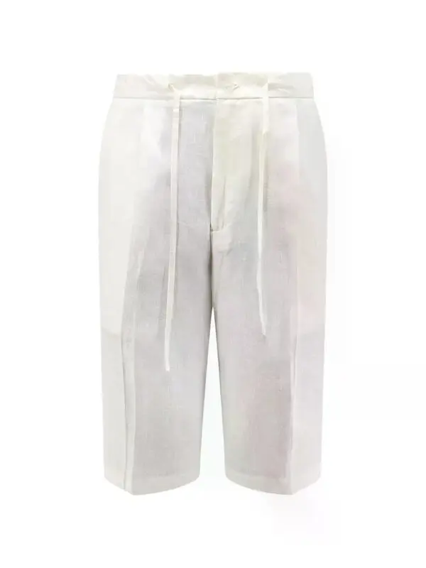 HEVO Drawstring-waist Pleated Shorts