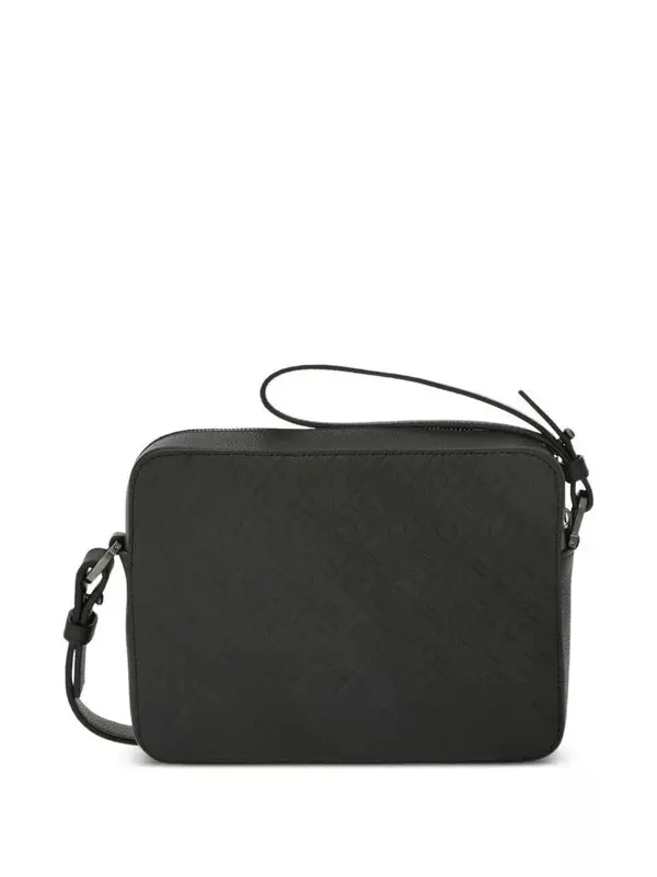 FERRAGAMO Monogram Shoulder Bag - Black