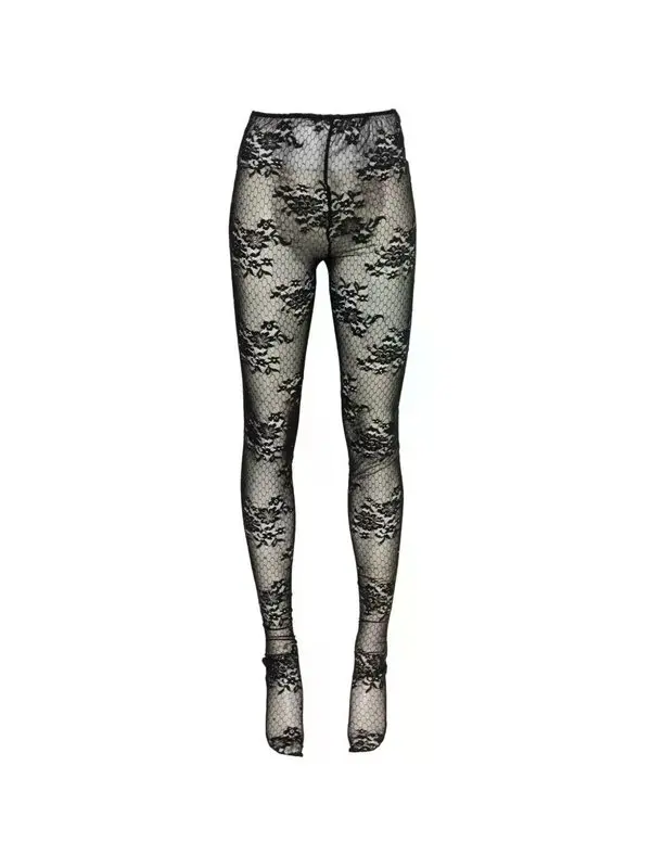 Giuseppe Di Morabito Lace Tights - Black