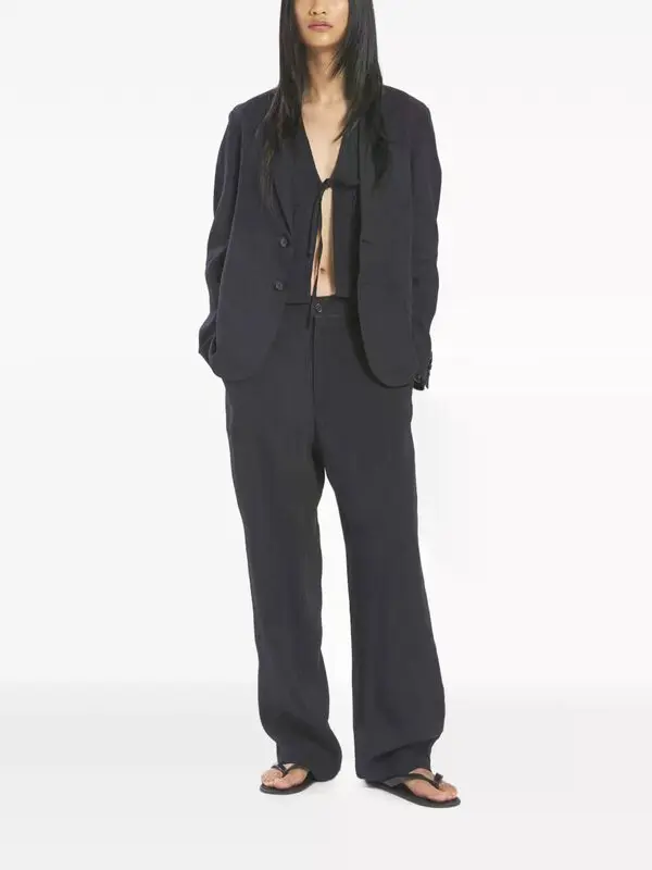 Barena Venezia Sila Herringbone Single-breasted Blazer - Blue