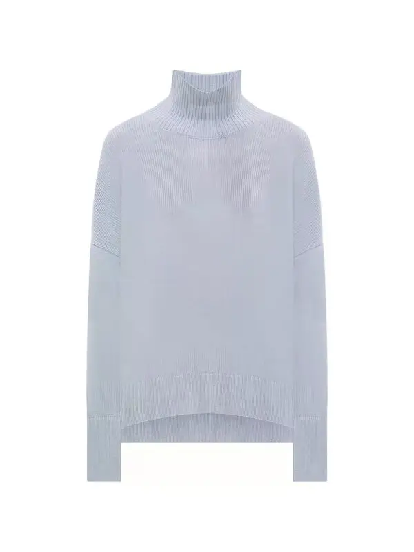 LISA YANG Roll-neck Cashmere Sweater - Blue