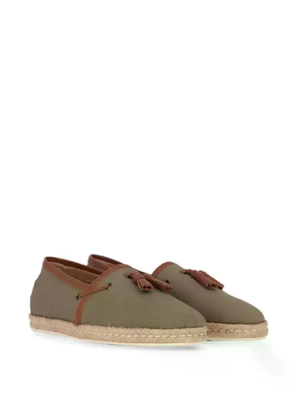 TOD'S Espadrille Loafers With Tassel Detail