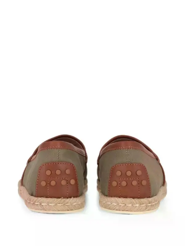TOD'S Espadrille Loafers With Tassel Detail
