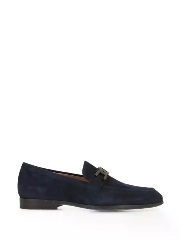 TOD'S Suede Chain Loafers