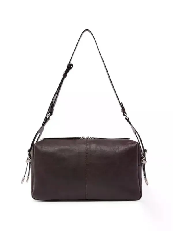 Pinko Buckle-detail Leather Shoulder Bag