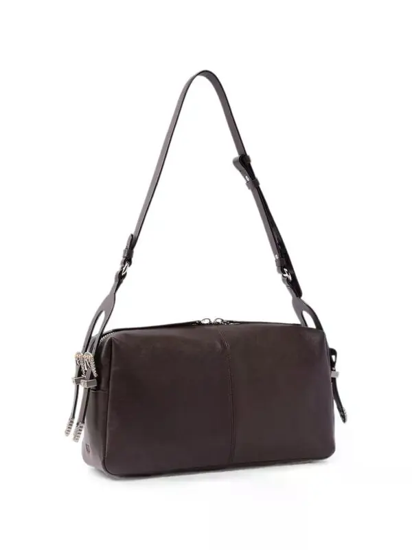 Pinko Buckle-detail Leather Shoulder Bag
