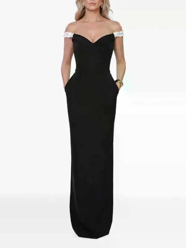 ROSERRY Off-shoulder Ruffled Dress