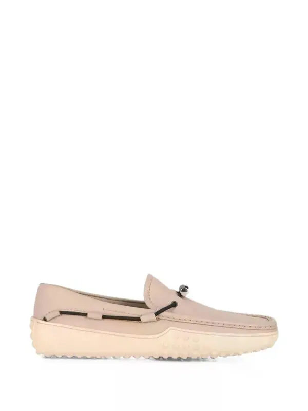 TOD'S Gommino Leather Loafers - Neutrals