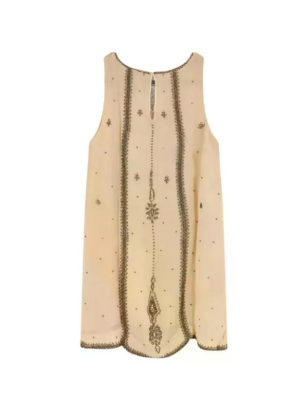 SCARLETT POPPIES Anabel Beaded Mini Dress