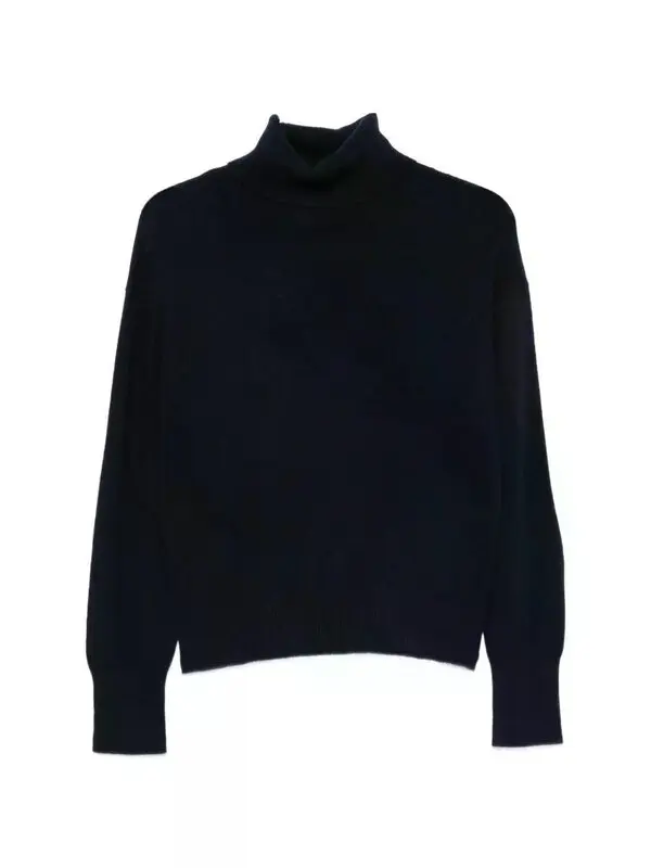 SEMICOUTURE Roll-neck Sweater - Blue