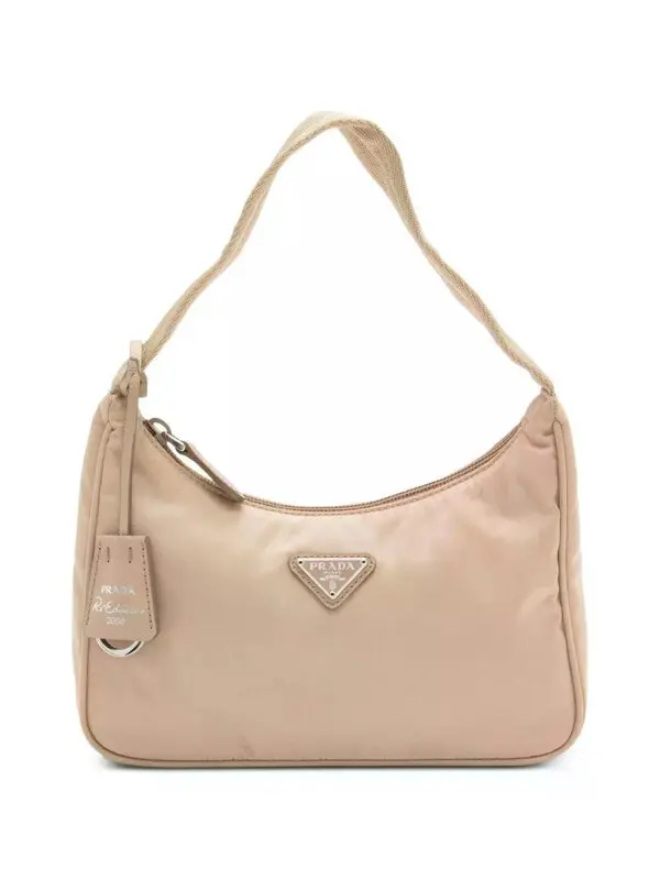 Prada Re-edition 2000 Tessuto Shoulder Bag - Brown