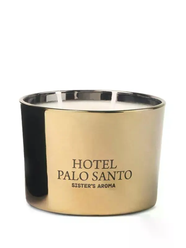 SISTER’S AROMA Hotel Palo Santo Candle - Gold