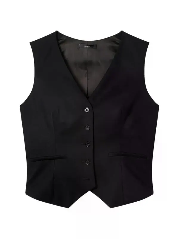 Paul Smith Buttoned Waistcoat - Black