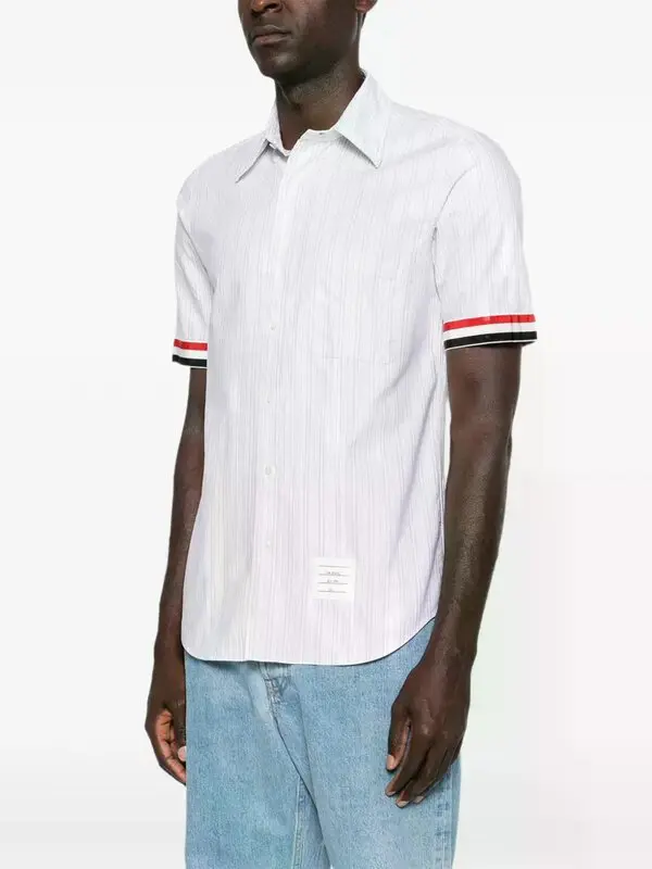 Thom Browne Striped Short-sleeve Shirt