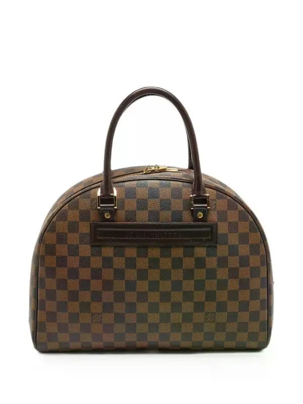 LOUIS VUITTON Nolita Damier Ebène Tote Bag - Brown