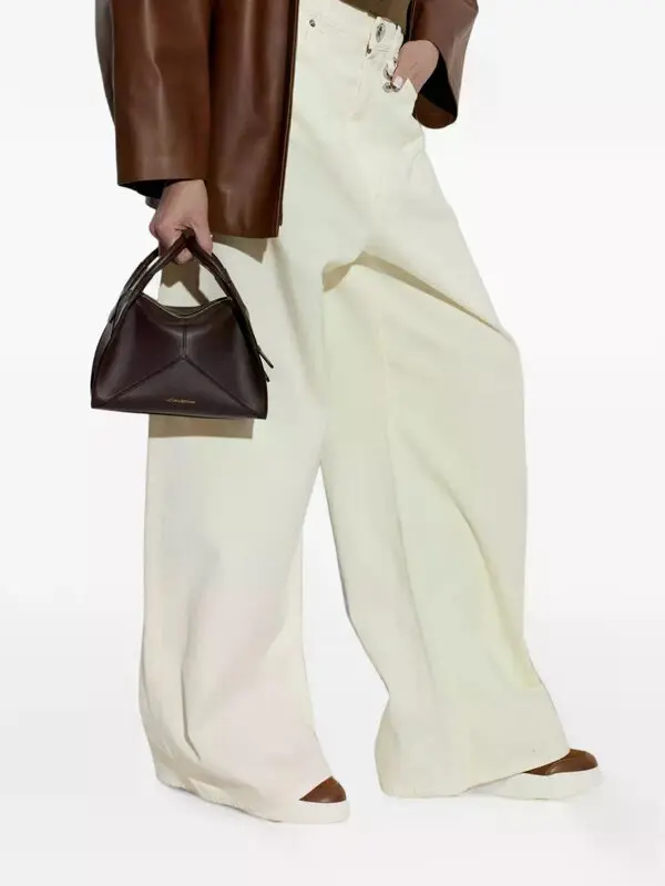 Victoria Beckham Mini Plié Leather Tote Bag