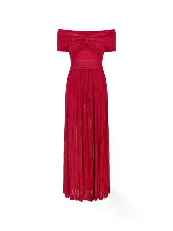 ANTONINO VALENTI Ginevra Maxi Dress - Red