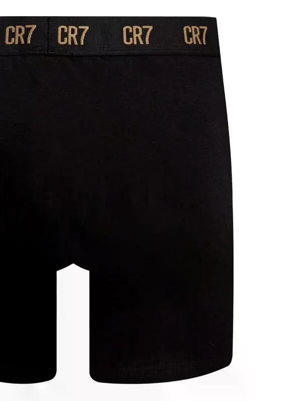 CR7 CRISTIANO RONALDO Logo-waistband Boxer Briefs - Black