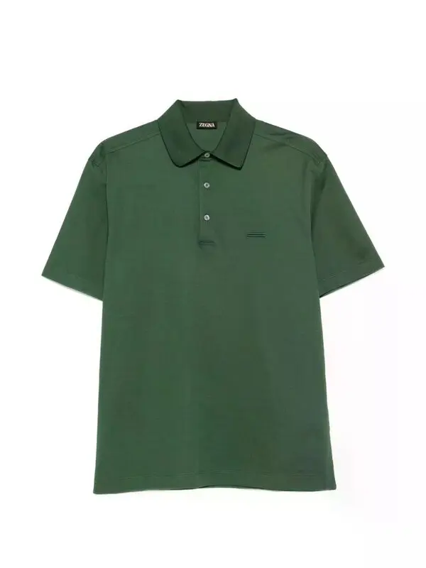 Zegna Short-sleeve Polo Shirt - Green