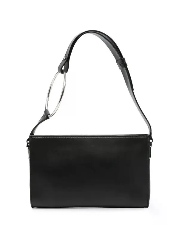 DONDUP Ring-handle Leather Tote Bag - Black