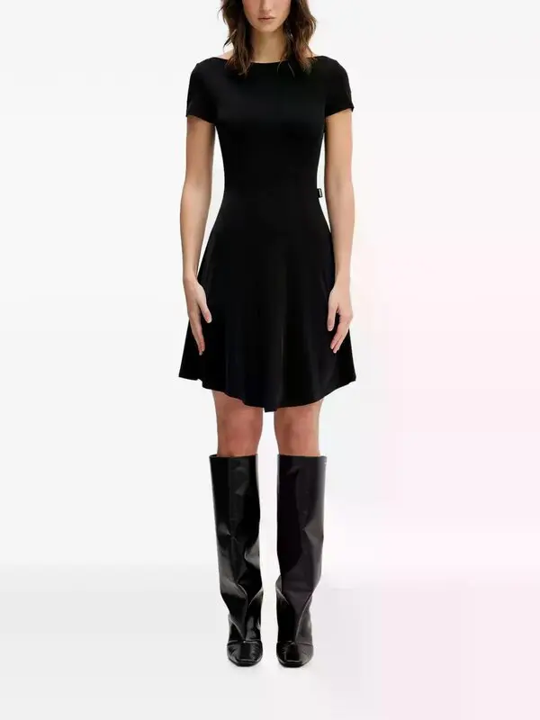 Vetements Open-back Bow-detail Mini Dress
