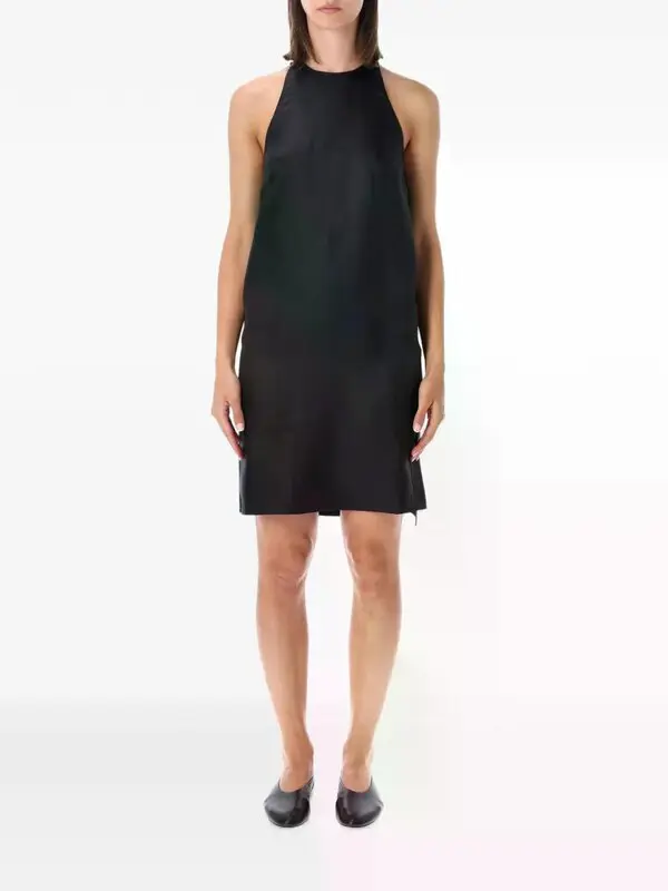 Loulou De Saison Bruna Halter-neck Mini Dress - Black