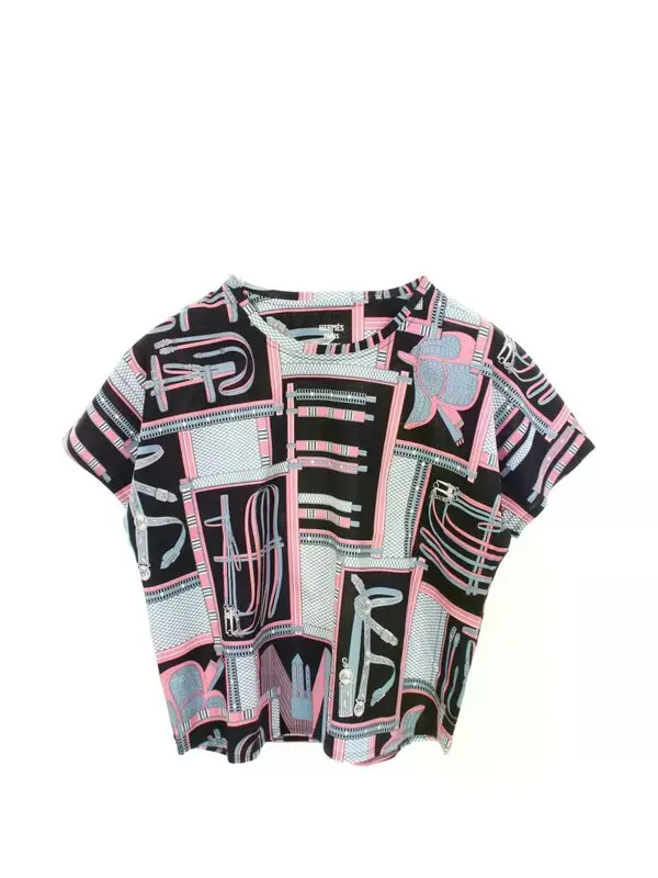Hermès Printed Cotton T-shirt