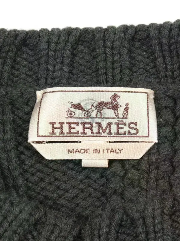 Hermès Cable-knit Sweater