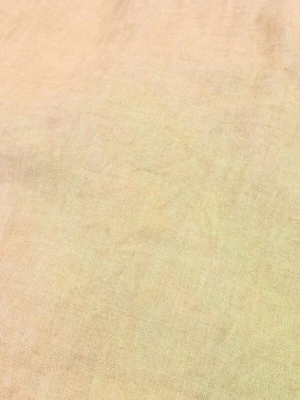Fendi 2000s Ff Logo Embroidery Linen Trousers